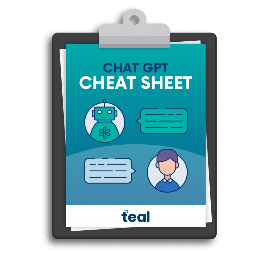 ChatGPT Cheat Sheet for Small Businesses - Teal