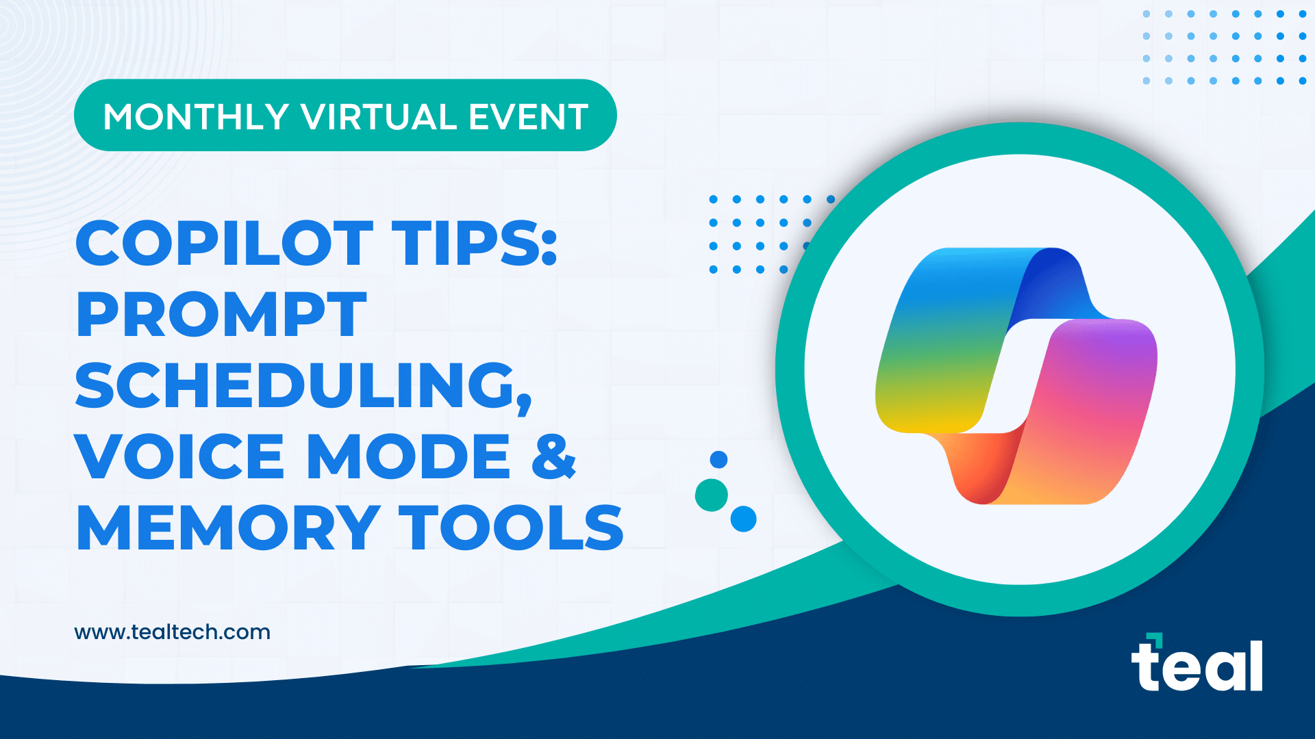 Copilot Prompt Memory, Scheduling, & Voice Mode Tools | Teal